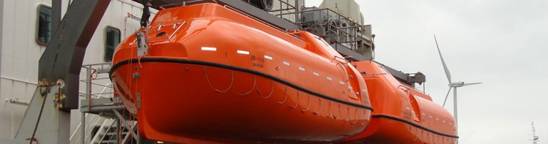 Platform lifeboat davits » Euro Offshore Lifesaving